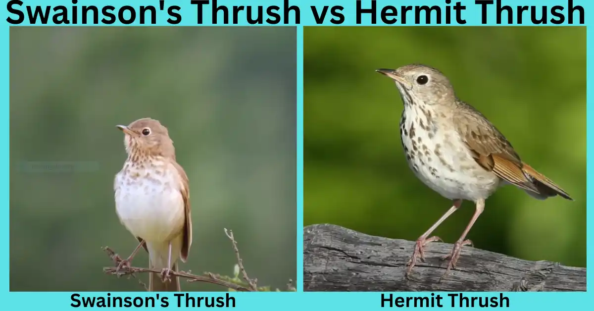 Swainson's Thrush vs Hermit Thrush: 9 Main Differences